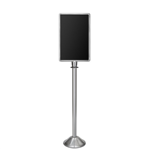 14x22 Vertical Dome Base Sign Stand | Floor Sign Holder